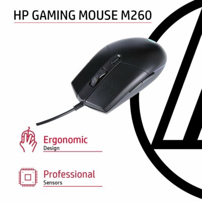 HP M260 RGB Backlighting USB Wired Gaming Mouse, Customizable 6400 DPI ...
