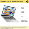 HP 15-fd0466TU Laptop / Silver /13th Generation Intel Core i5 processor ...