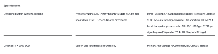 HP Victus 15-fb3012AX Gaming Laptop, Blue / AMD Ryzen5-8645HS processor ...